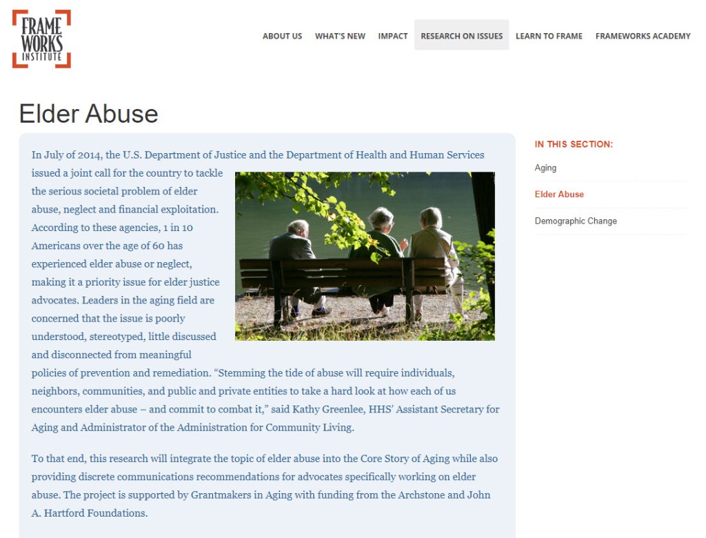 From Frameworks Institute – Elder Abuse Toolkit | Probate, trust ...